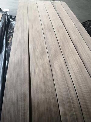 China 0.7mm Quarter Cut American Walnut Wood Veneer A Grade 250cm Length ISO9001 for sale