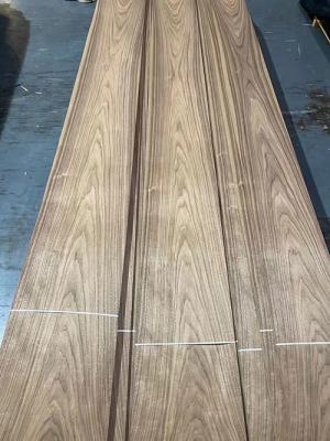 China A Grade American Black Walnut Veneer Quarter Sawn 0.45mm for Door Furniture for sale