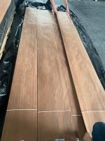 China Sapele Natural Wood Veneer 0.45mm Thickness 120cm Length for Edge Banding for sale