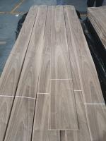 China Crown Cut American Walnut Natural Wood Veneer 0.45mm Panel A Grade for Furniture for sale