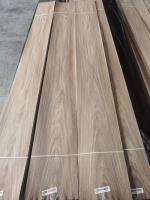 China American Black Walnut Wood Veneer 0.45mm Crown Cut Grade A 12cm Wide 210cm Length for sale