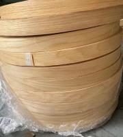 China Finger Jointed White Oak Veneer Edge Banding 30mm x 0.45mm 200m Roll for Doors for sale