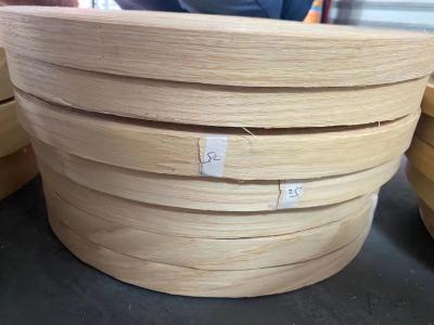 China White Ash Wood Veneer Edge Banding 0.5mm x 25mm Finger Jointed Grade A 200m Roll for sale