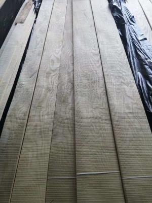 China Fraxinus Rough Cut White Ash Wood Veneer 0.45mm A/B Grade Panel for sale