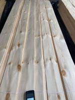 China Natural Wood Veneer Knotty Pine Flat Cut 0.6mm Thickness 250cm Length for Furniture for sale