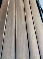 China Fumed White Oak Veneer Rift Cut 0.5mm Thick A Grade for Furniture and Door for sale