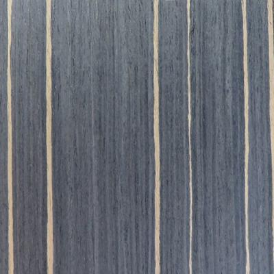 China Ebony Reconstituted Wood Veneer 250x64cm 0.40mm Slice Cut Grade A for Furniture for sale