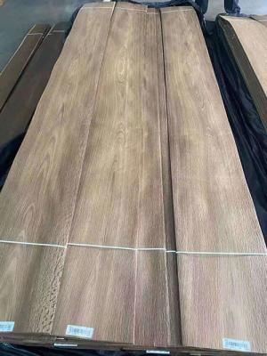 China Interior Decoration Smoked Panel A 0.6mm Wood Veneer For Cabinets for sale