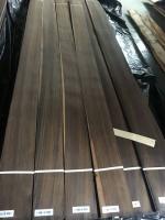 China Dark Smoked Oak Wood Veneer Straight Grain 0.42mm Panel AB for Furniture Cabinet Door for sale