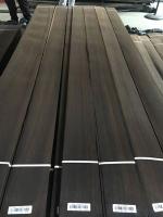 China Dark Smoked Oak Wood Veneer Straight Grain 0.42mm Panel AB for Furniture Cabinet Door for sale