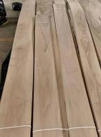 China 2mm Thick American Walnut Wood Veneer Furniture Grade C Flat Cut 120cm Length for sale