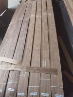 China Panel A/B Grade American Walnut Wood Veneer Quarter Cut 245cm Length 0.42mm for sale