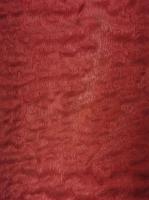 China Dyed Sapelle Pommele Wood Veneer 0.42mm Thickness 10cm Width Red for Interior Design for sale