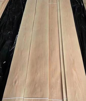China Crown Cut American Cherry Wood Veneer 0.42mm Panel A for Furniture Cabinet Door for sale