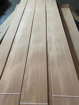 China Saw Mark Quarter Cut Oak Wood Veneer 0.40mm for Interior Decoration for sale