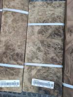 China 12% Moisture Black Walnut Burl Wood 0.50mm Thickness for sale