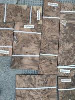 China 12% Moisture Black Walnut Burl Wood 0.50mm Thickness for sale