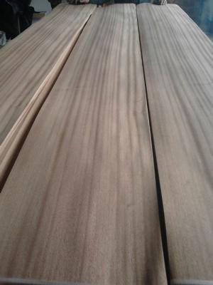 China Quarter Cut African Sapelle Wood Veneer 0.40mm for Furniture and Interior Design for sale
