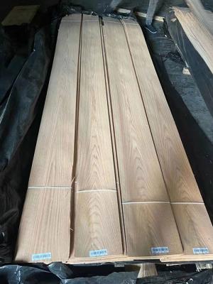 China Crown Cut American Red Oak Veneer Panel A Grade 0.60mm for Fancy Plywood for sale