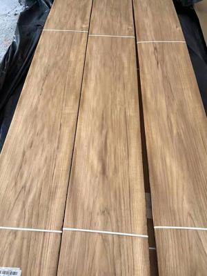 China 0.20mm Crown Cut Burma Teak Wood Veneer Panel Grade A/B for Fancy Boards for sale