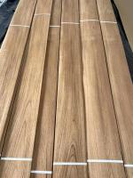 China 0.20mm Crown Cut Burma Teak Wood Veneer Panel Grade A/B for Fancy Boards for sale