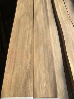 China Quarter Cut Elm Wood Veneer Natural 0.50mm Thickness Panel A Grade for Interior Decoration for sale