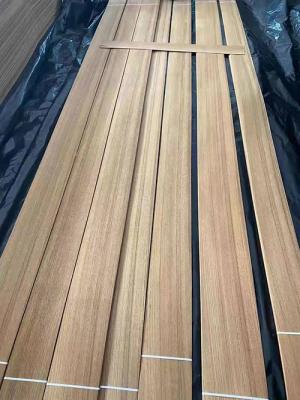 China Quarter Cut Myanmar Teak Wood Veneer 0.40mm Panel A for Fancy Plywood Furniture for sale
