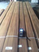 China 0.70mm Rough Cut Fumed Pine Wood Veneer Quarter Cut 250cm Panel Grade A/B for sale