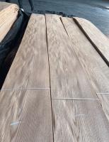 China 0.50mm Thick Red Oak Wood Veneer Crown Cut A Grade 180-220cm for Door Interior Decoration for sale