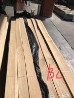 China Quarter Cut American White Oak Wood Veneer 0.40mm BC Grade for Furniture for sale