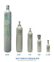 China 99.999% Pure Helium Gas Cylinder 8L 15MPa Specialty Gas for Balloons Welding for sale