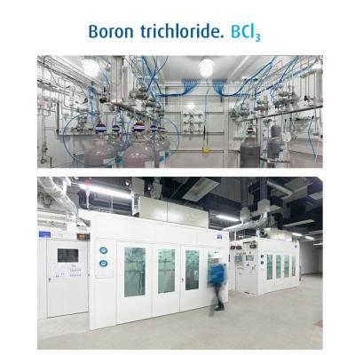 China High Purity Boron Trichloride BCl3 99.9% Industrial Gas 47L Cylinder CGA 660 for sale