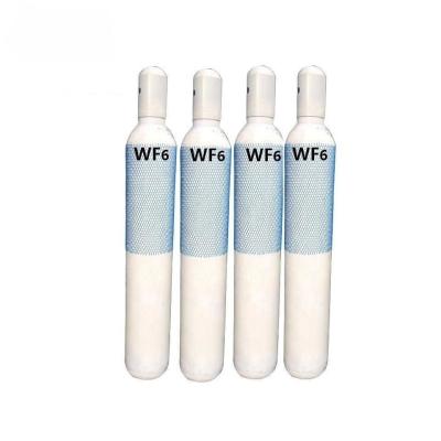 China Tungsten Hexafluoride WF6 Gas 99.999% Purity for CVD Semiconductor Deposition for sale