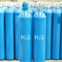 China Industrial Hydrogen Sulfide H2S Gas 99.9% Purity 47L Cylinder CGA330 Valve for sale