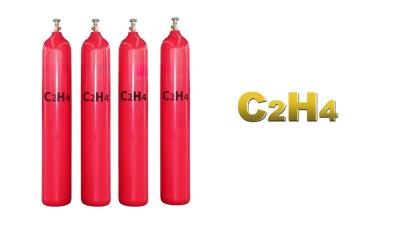 China High Purity Electronic Grade Ethylene Gas C2H4 40L Cylinder for Industrial Use for sale