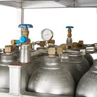 China Anhydrous Hydrogen Chloride HCl Gas 99.9% Purity 44L Cylinder CGA660 Valve for sale