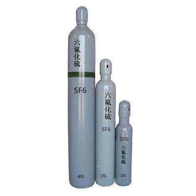 China Sulfur Hexafluoride SF6 Gas 99.995% High Purity 40L 50L Cylinder for sale