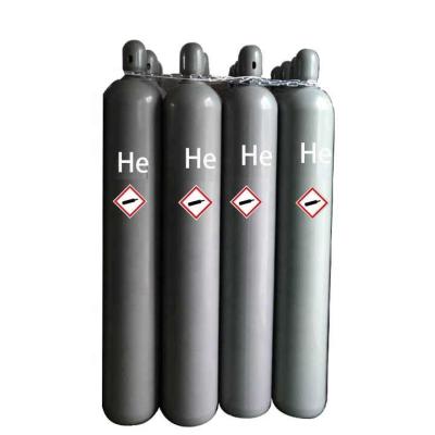 China 99.999% High Purity 5N Helium Gas Cylinder 40L 50L Specialty Gas for Industrial Use for sale