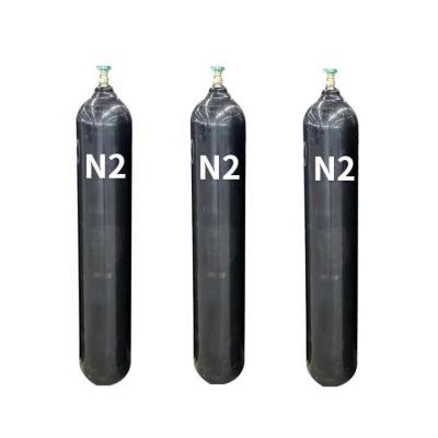 China High Purity Nitrogen Gas N2 40L 50L Cylinder for Food Packaging and Preservation for sale