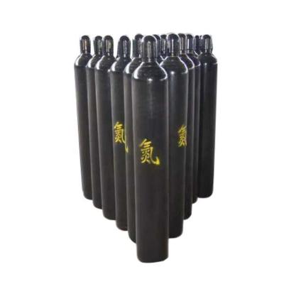 China Industrial Nitrogen Gas N2 40L 50L High Pressure Cylinder for Inert Blanketing Oxygen Displacement for sale