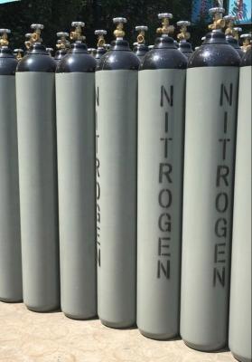 China High Purity Nitrogen Gas N2 40L 50L Cylinder for Welding Food Beverage Chemical Industry for sale