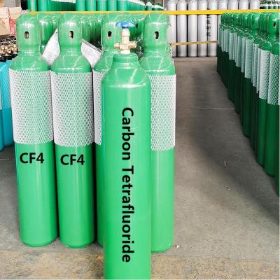 China Carbon Tetrafluoride CF4 Gas R14 Refrigerant 99.9% Purity 40L 50L Cylinder for sale