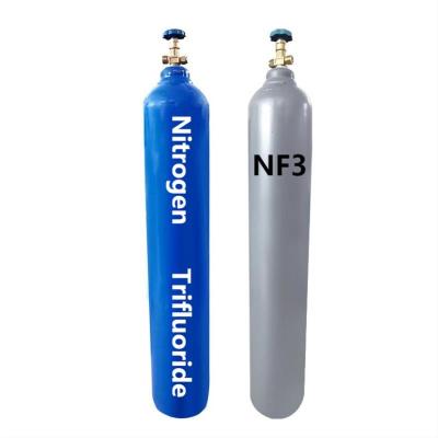 China Electronic Grade NF3 Cylinder Gas Nitrogen Trifluoride 99.996% Prity for sale