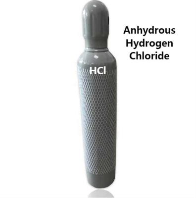China Cylinder  Gas 99.9% Purity Electronic Gas Anhydrous Hydrogen Chloride for sale