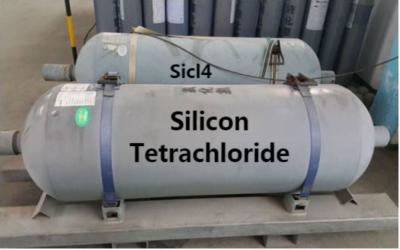 China Silicon Tetrachloride SiCl4 99.8% Purity Cylinder Gas for Semiconductor Industry for sale