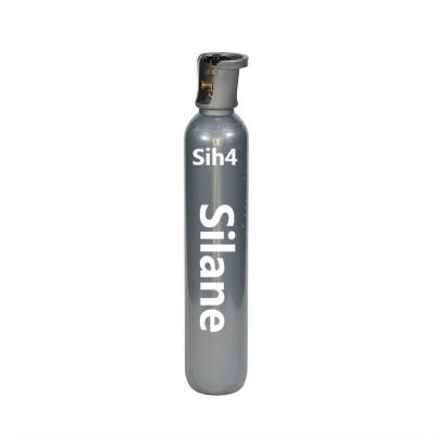 China Silane Gas SiH4 99.9999% Purity Electronic Grade for Semiconductor CVD Process for sale
