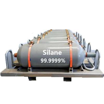 China High Purity 99.9999% Silane SiH4 Gas for Semiconductor Cylinder 47L 440L for sale