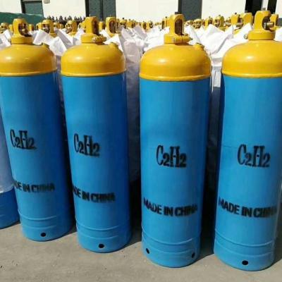 China Industrial Acetylene Gas C2H2 98% Purity 40L Cylinder for Welding and Cutting for sale