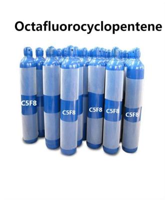 China Octafluorocyclopentene C5F8 Gas 99.9% Purity in 44L Cylinder for Electronics for sale