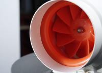 China Toilet Plastic Mixed Flow Inline Duct Fans Extractor Ventilation Exhaust Blower for sale